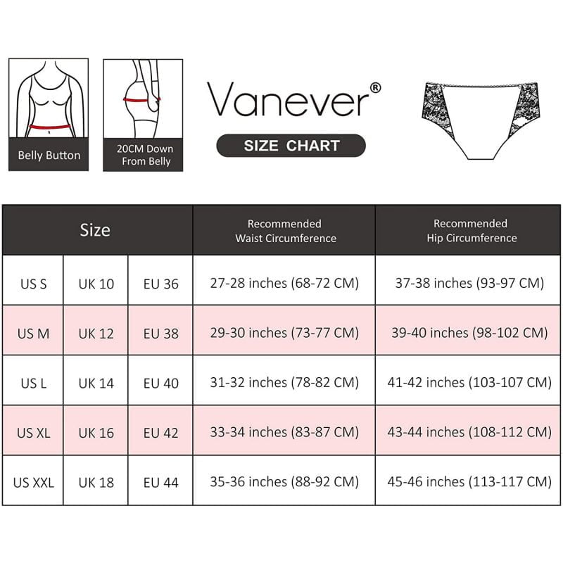 VANEVER Women's Lace Briefs - The 1K Shop
